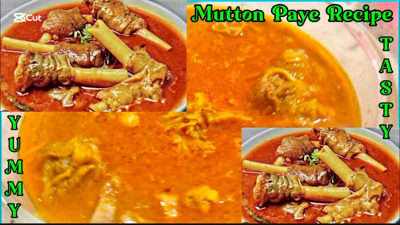 How to Cook Mutton Paye Recipe / مٹن پائے بنانے کا طریقہ - YouTube