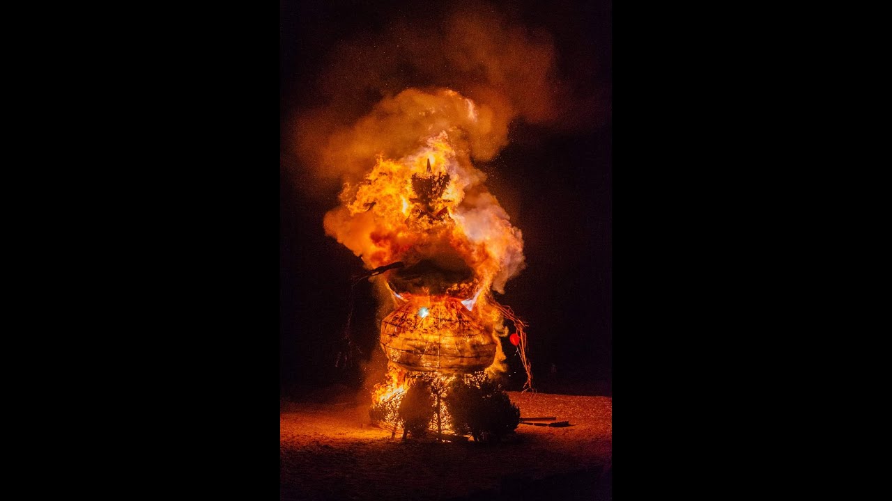 Burning Snowman Fest 2022 Ohio Burn Unit #Amazing #Fireshow & #Snowman ...