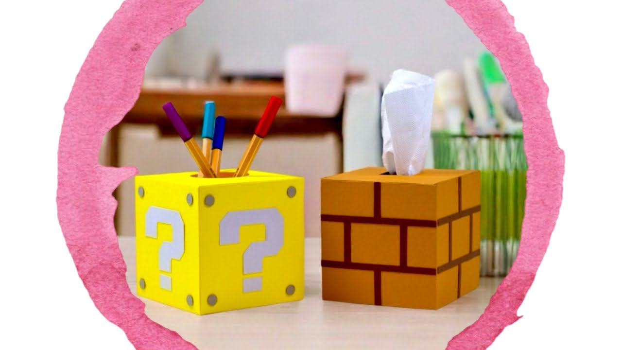 MARIO QUESTION BOX - SVG PROJECT - TEMPLATE FOR CRICUT, SILHOUETTE ...