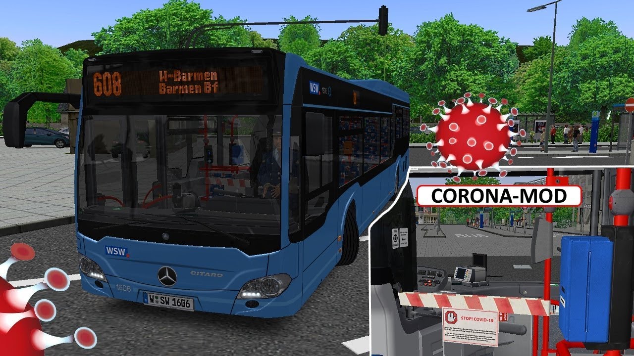 OMSI 2 [60 FPS] - CORONA-MOD in Wuppertal! - Let's Play Omsi 2 [#679 ...