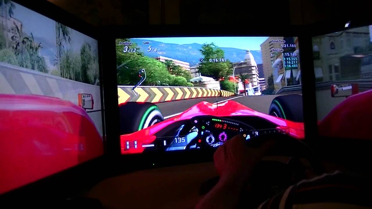 GT5 Monaco Ferrari Formula Challenge Racing Hard Tyres F10 No Aids ...