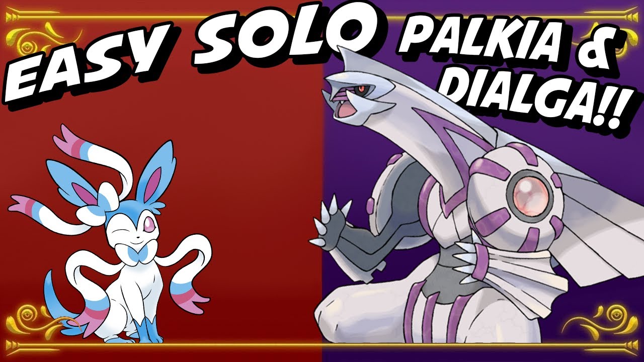 EASY SOLO the Palkia & Dialga raids with Sylveon!! - YouTube
