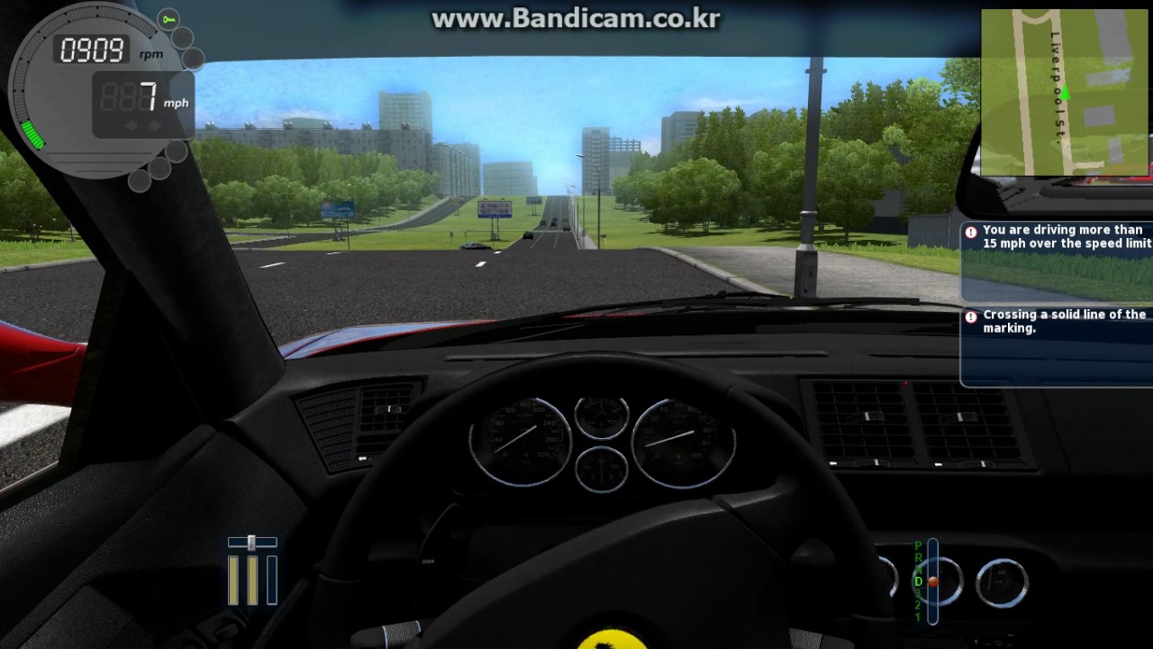 City Car Driving-Fast Driving ( Ferrari F355 Berlinetta ) - YouTube