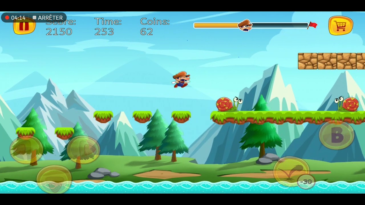Comment jouer à Mario super bino go gamplay (Android\ios) - YouTube