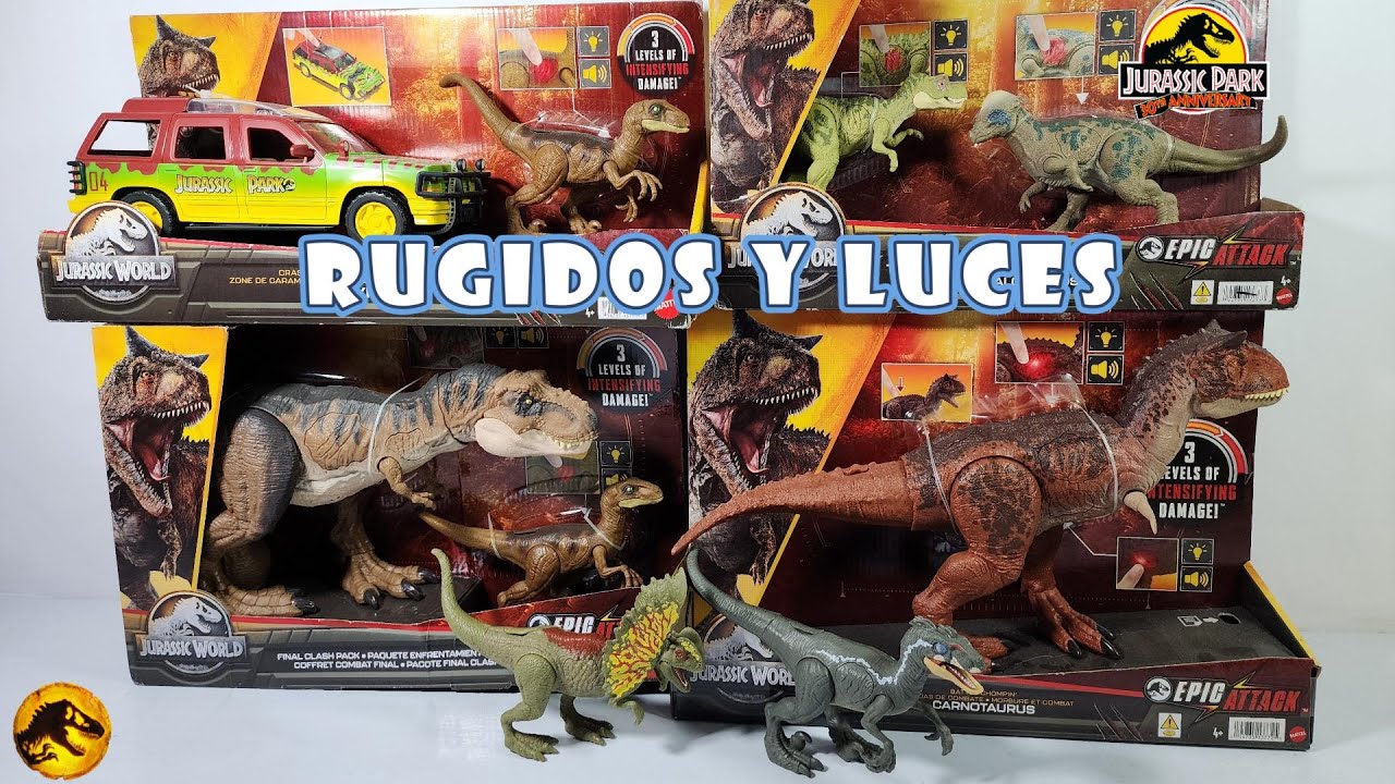 Jurassic World Epic Attack 2023 Full Review! Carnotaurus, T-Rex ...