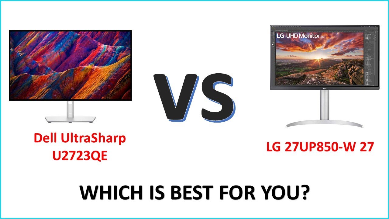 Dell UltraSharp U2723QE 27 vs LG 27UP850-W 27 Full Comparison | which ...
