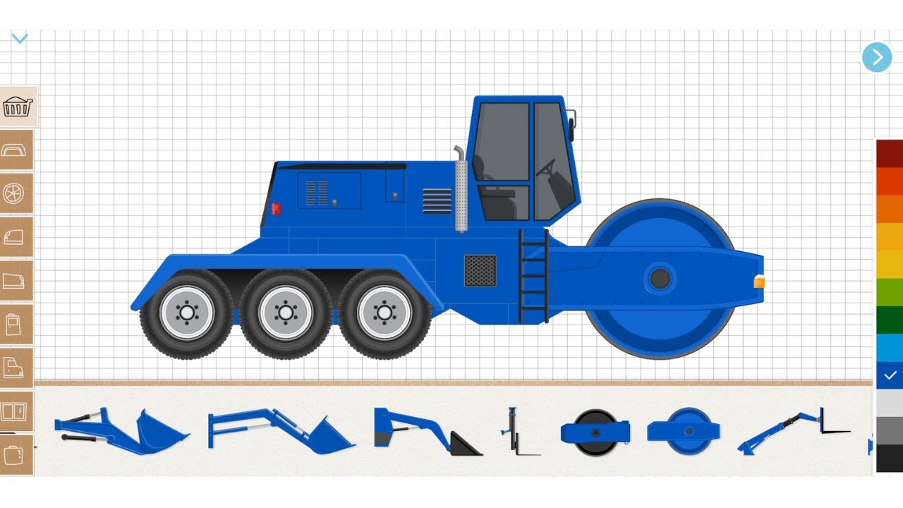 Labo Construction Truck | Road Roller - YouTube