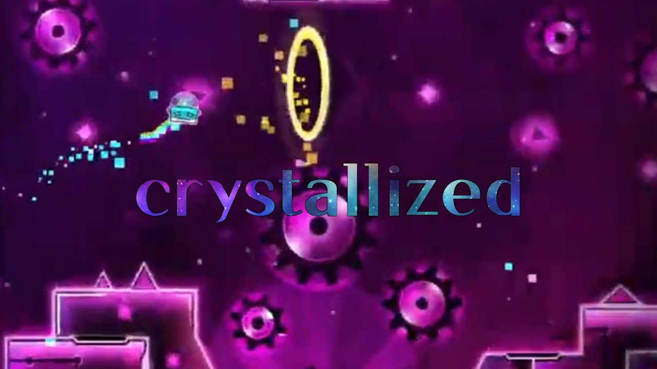 10개월만에 돌아온 힐링맵 리뷰..! "Crystallized" (7☆) [Geometry dash] - YouTube