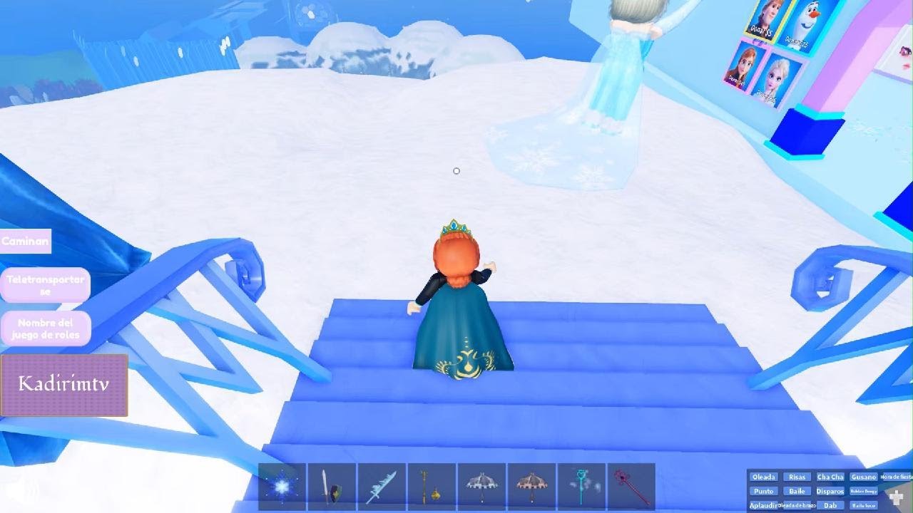 Visito el Mundo de Frozen en Roblox - Elsa y Anna - YouTube