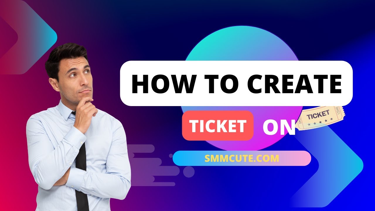 How to Create Support Ticket On SMM CUTE || How to create ticket on smm panel || Motherpanel ...