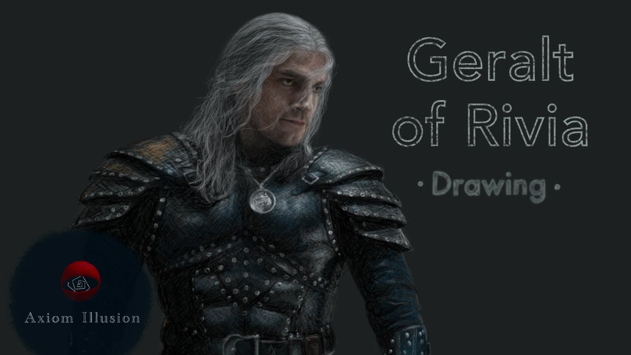 Drawing - Geralt of Rivia - YouTube