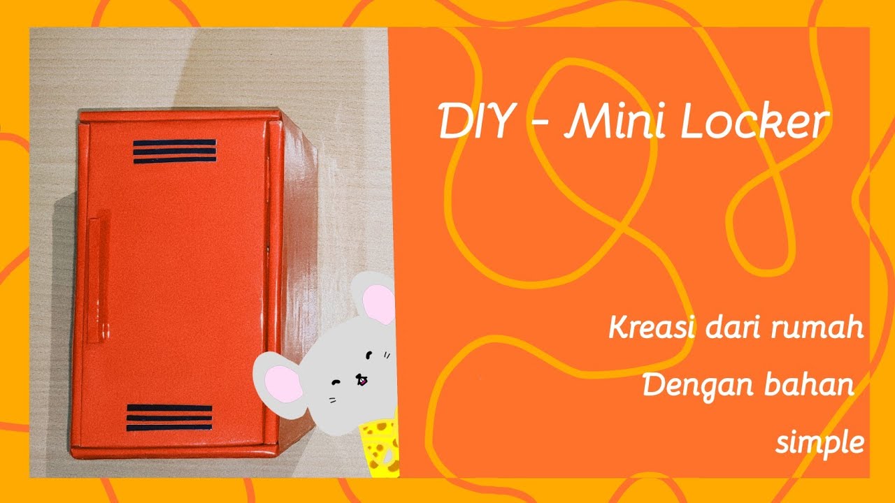 DIY Mini Locker - YouTube