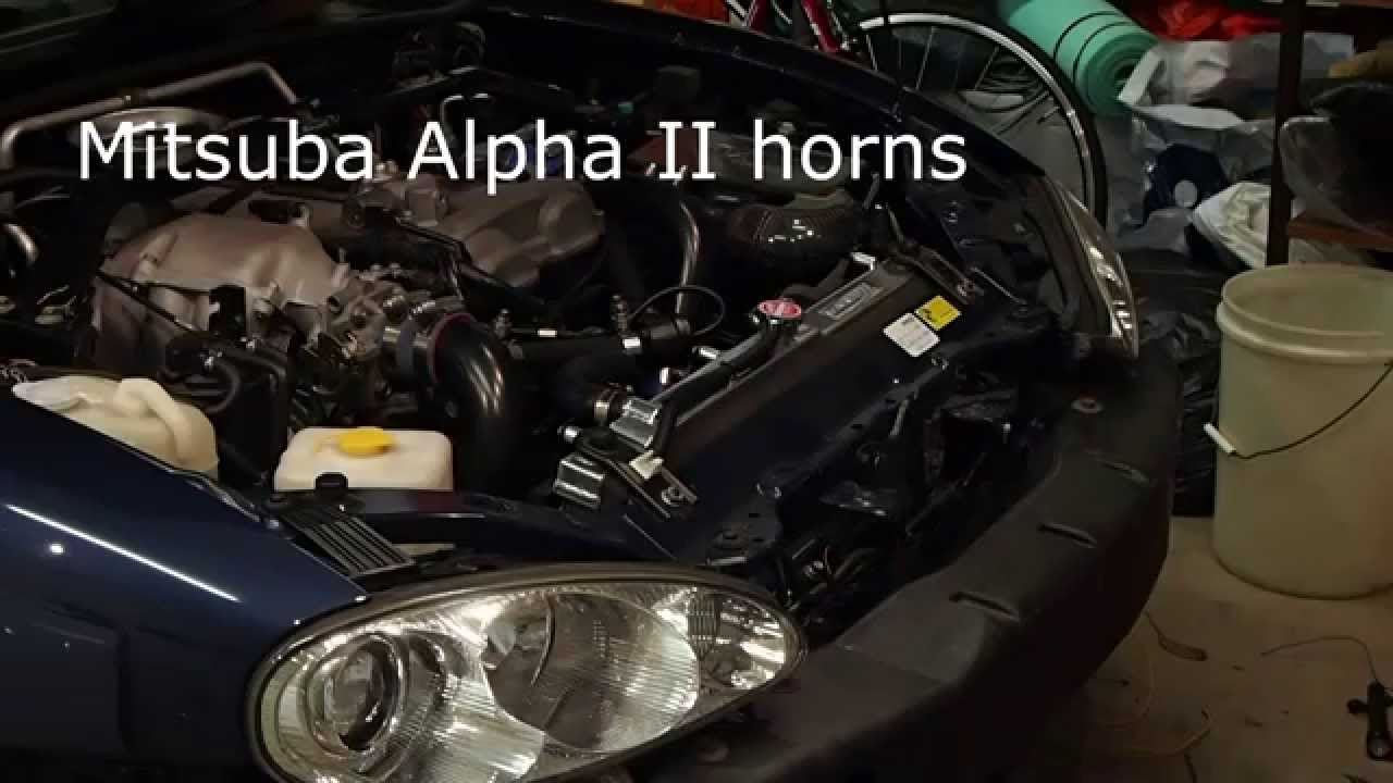 Mitsuba Alpha II horns - YouTube