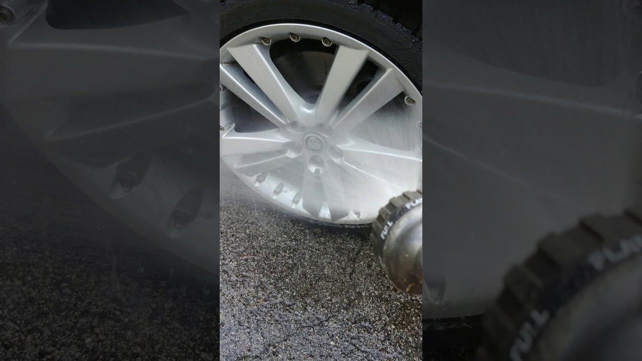 wheel washing - YouTube