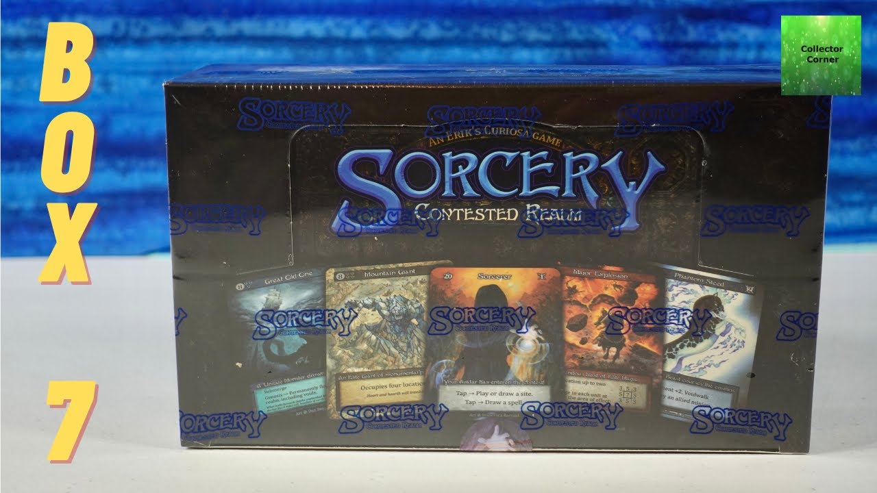 Sorcery Contested Realm Full Booster Box Break #7 Unboxing TCG Packs ...