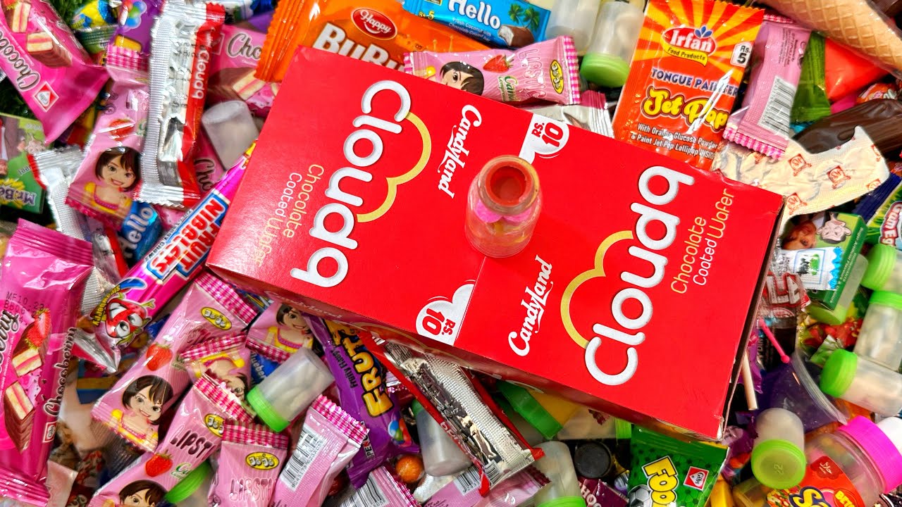 Satisfying Video | Yummy Rainbow KINDER COOL Candies and Surprise ...