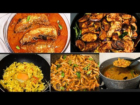 5 Easy Kerala Recipes For Lunch/ Healthy recipes/ Homemade Kerala ...