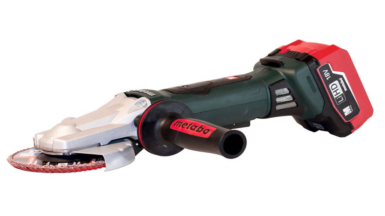 Metabo WEF9 125 Flat Head Angle Grinder 4 12 Inch 5 Inch GreenBlack ...