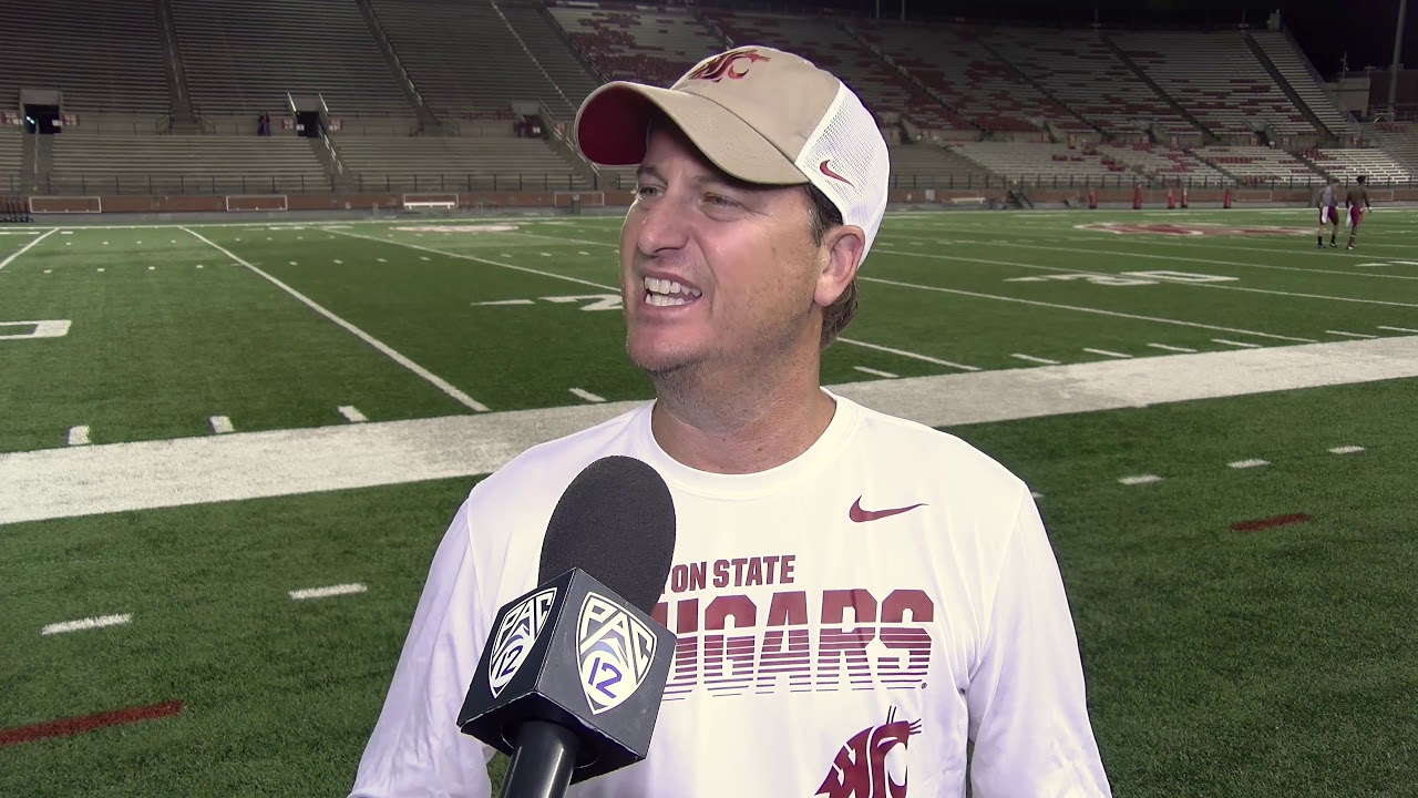 WSU Football: Steve Spurrier Jr. after Scrimmage 8/9 - YouTube