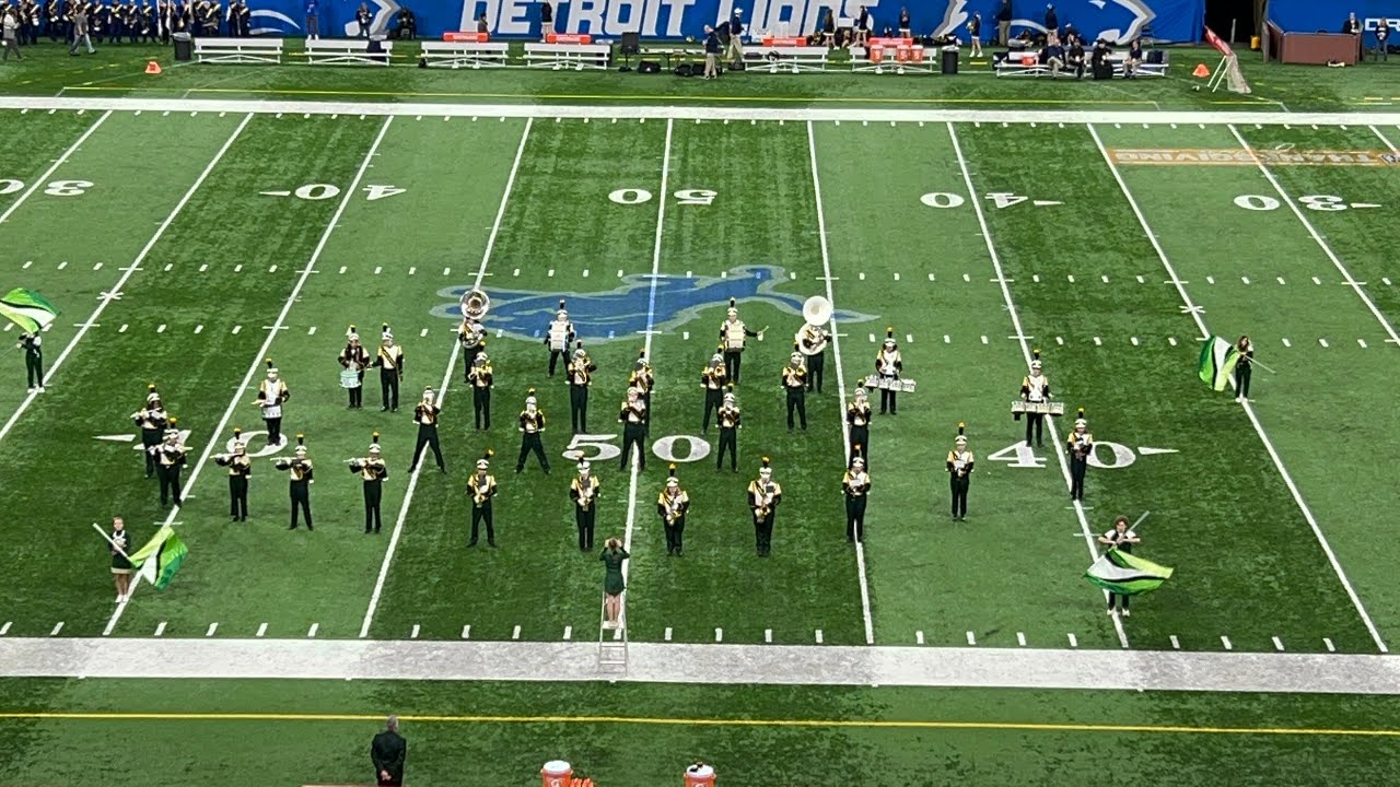 Lumen Christi Marching Band Disney Halftime Show at Ford Field - YouTube