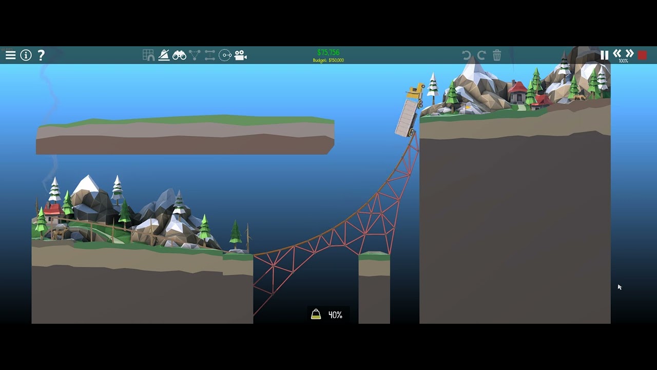 Poly Bridge 2 - Weekly Challenge #28 - YouTube