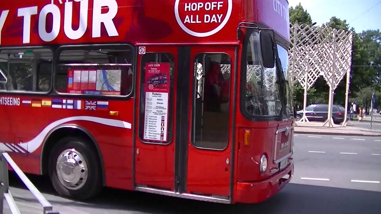Riga TURISTIC BUS - LATVIA - YouTube