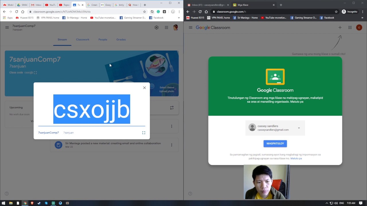 SMACP google classroom for students - YouTube