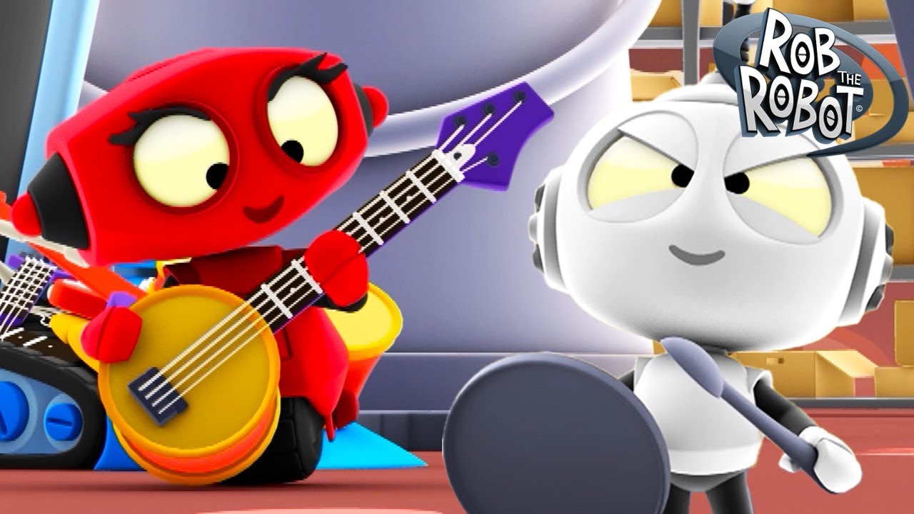 Music Makers | Rob the Robot & Friends - Funny Kids TV - YouTube