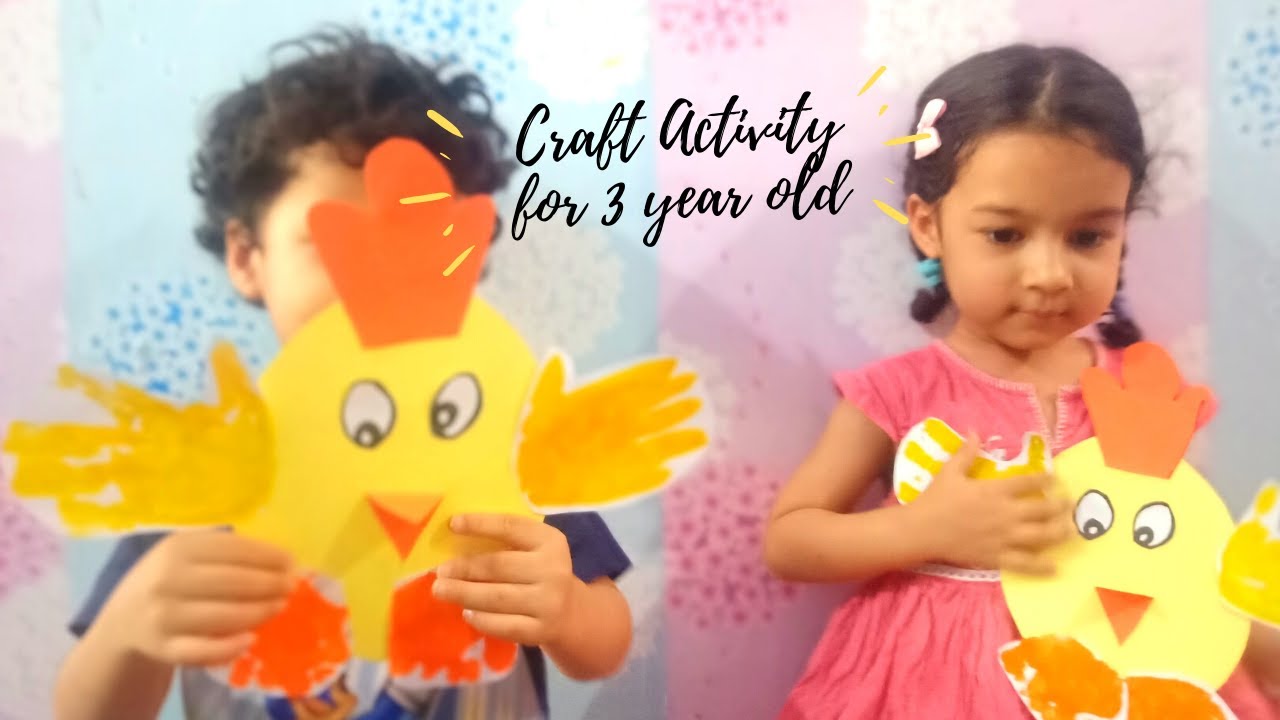 Craft Activity for 3 year old - YouTube