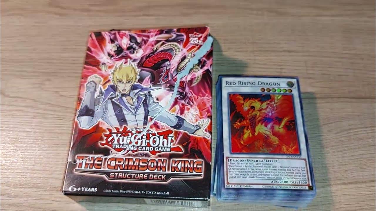 Yu-Gi-Oh! The Crimson King Structure Deck Opening - YouTube
