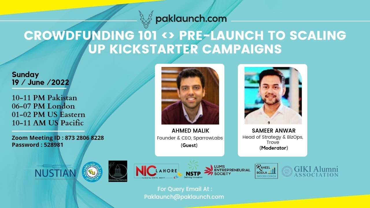 Crowdfunding 101 - Pre-launch to Scaling up Kickstarter Campaigns - YouTube