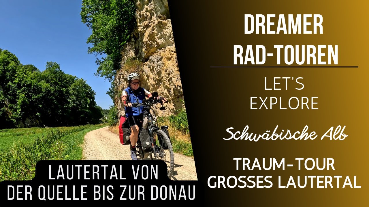 "Faszinierende Radtour entlang des Lautertal vom Quellkopf zur Donau ...