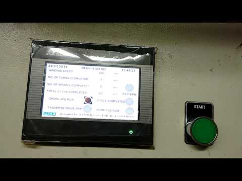 PLC HMI ,yaran parllal winding machin