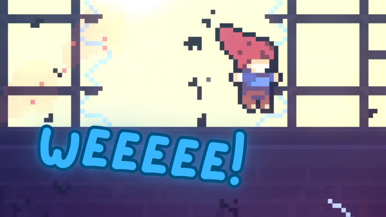 When you find the perfect place to practice wavedashing in Celeste ...