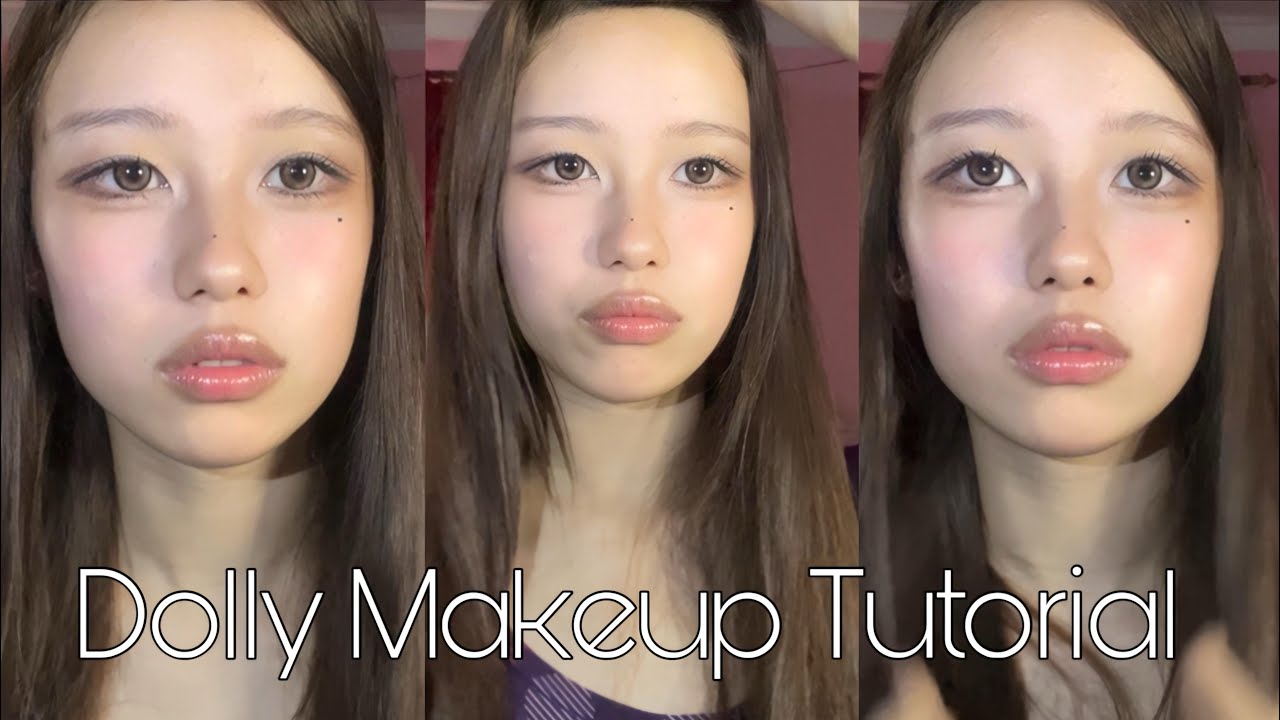 Megan’s dolly makeup tutorial | step by step with tips | beginner ...