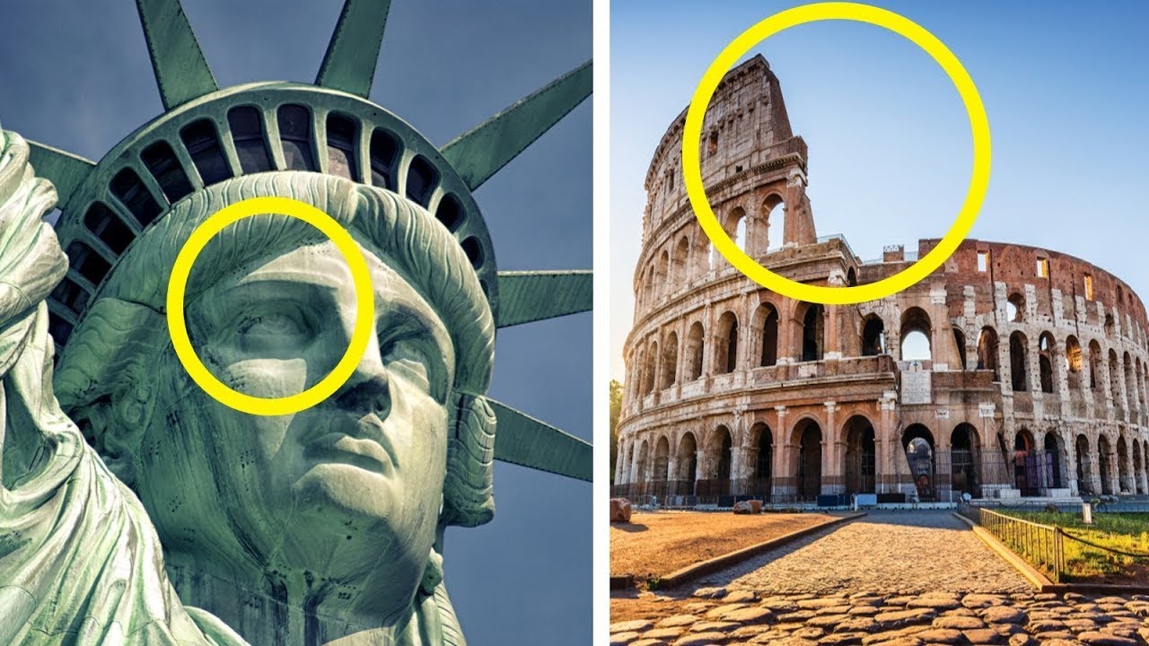12 Hidden Secrets at World Landmarks - YouTube