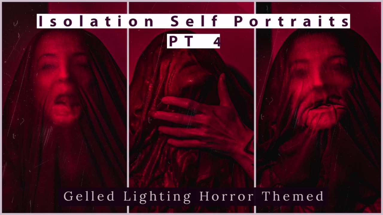 Horror Goth inspired Self Portrait in Isolation/lockdown - YouTube