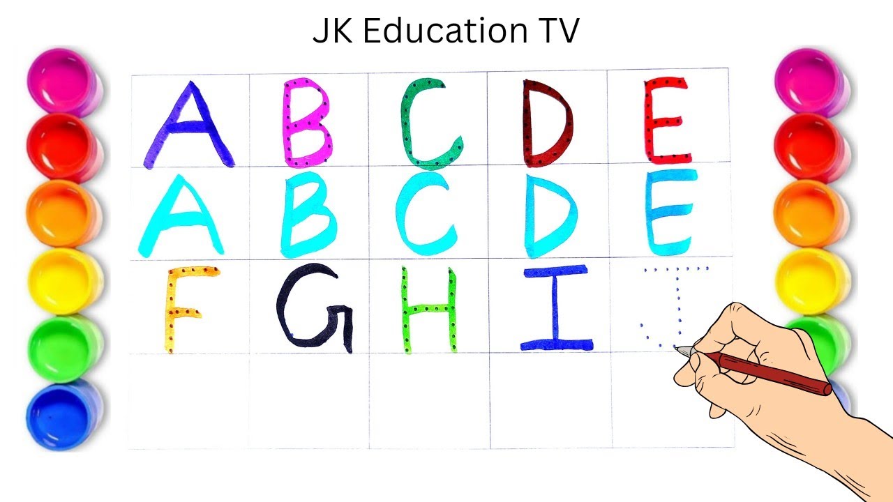 English Alphabets, ABCD song,abcd,Education video for kids,toddlers,fun ...