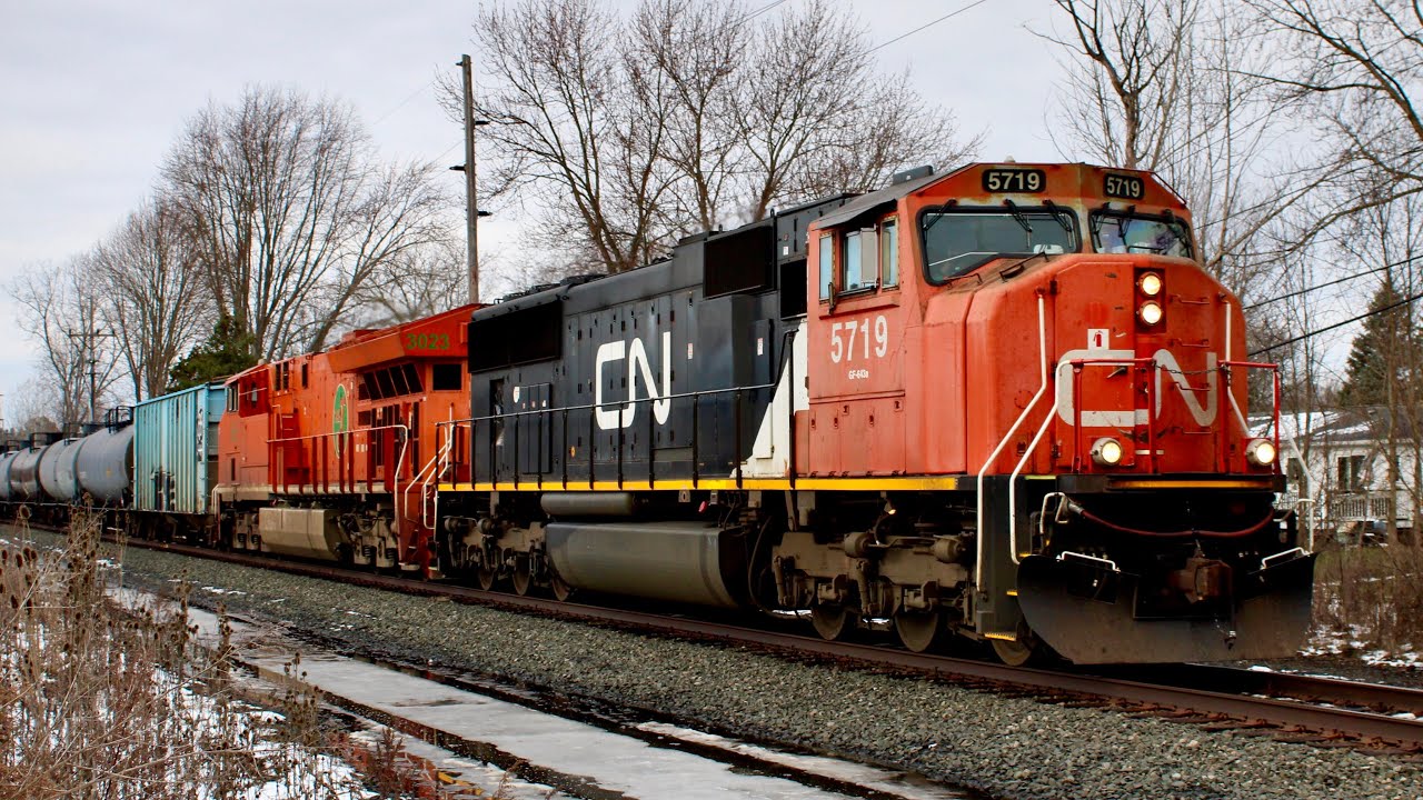 Railfan Extravaganza #5 - CN 3023, K5LL, T4 ACe, & more! - YouTube