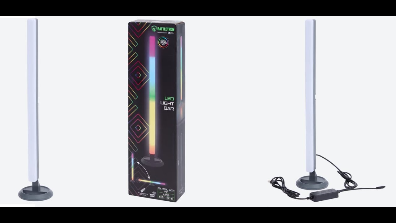 Battletron Barre LED Gaming à 9,99€ De Chez Action: Le Test Choc ...