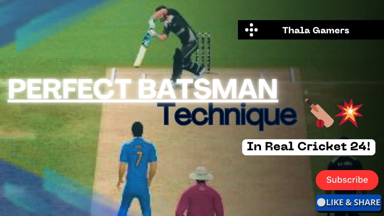 real cricket 24 batting masterclass – stroke & push shots made easy! 🎮🚀 ...