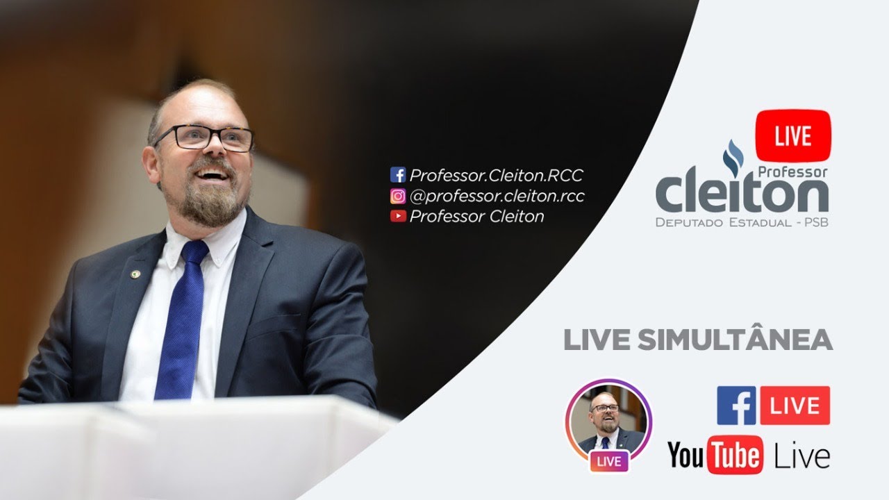 Live Professor Cleiton - YouTube