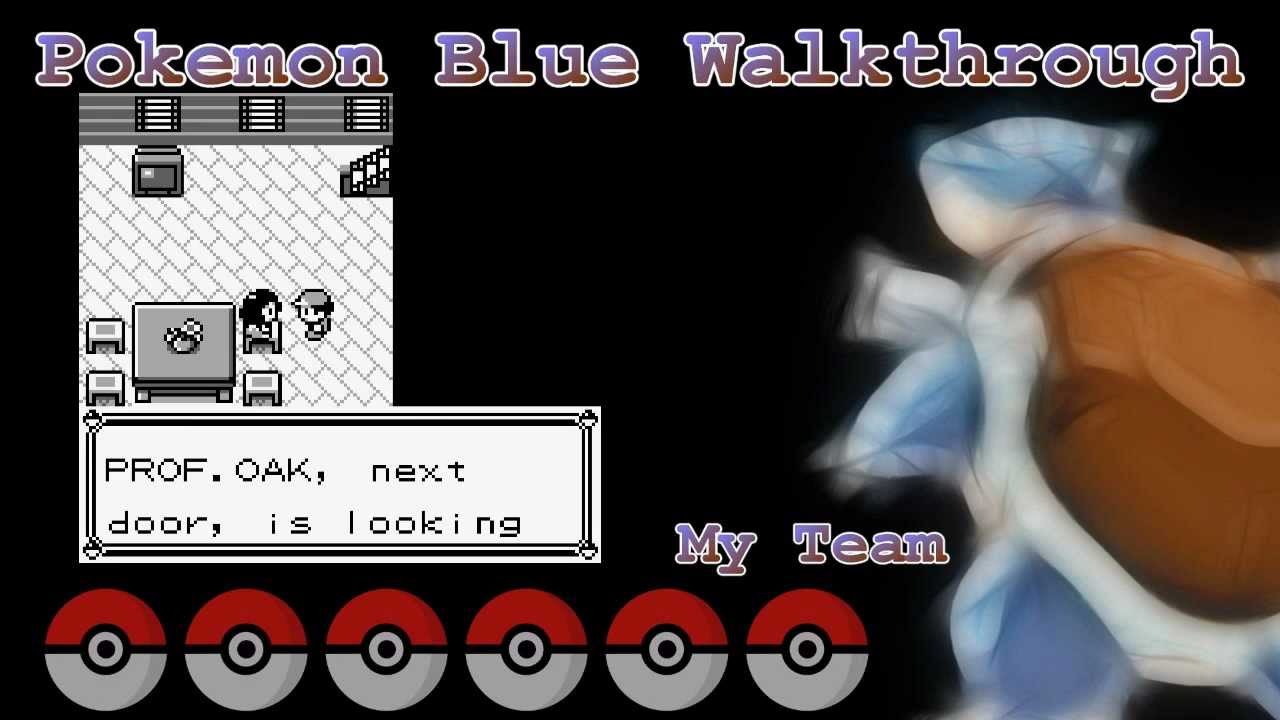 Pokemon Blue Walkthrough Part 1 - ...And So It Begins! - YouTube