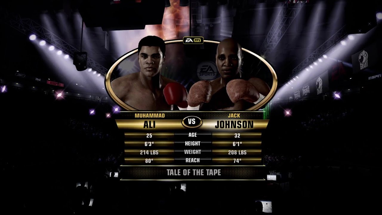 Muhammad Ali VS Jack Johnson - Fight Night Champion - YouTube