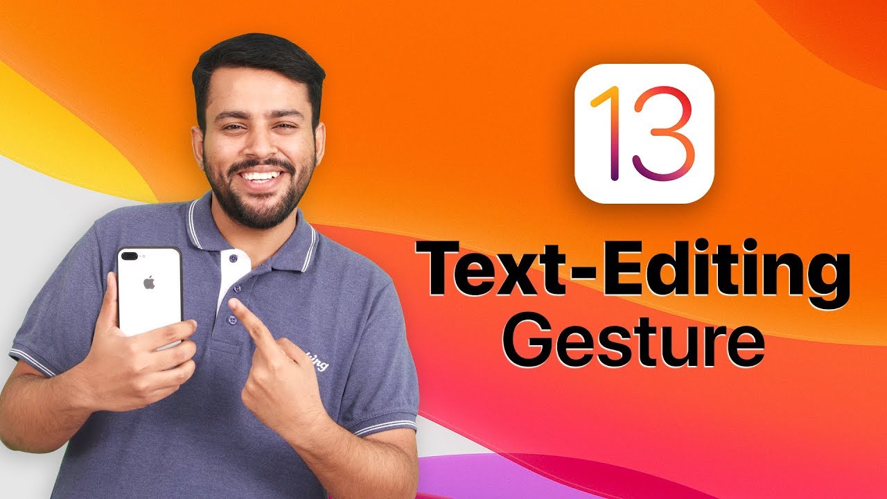 How to Use Text Editing Gestures on iPhone in iOS 13 - YouTube
