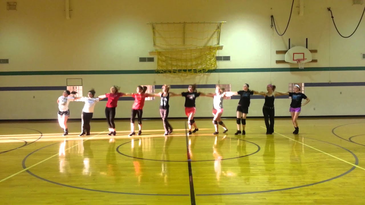 MHS Hi-Stepper Kickline Practice - YouTube