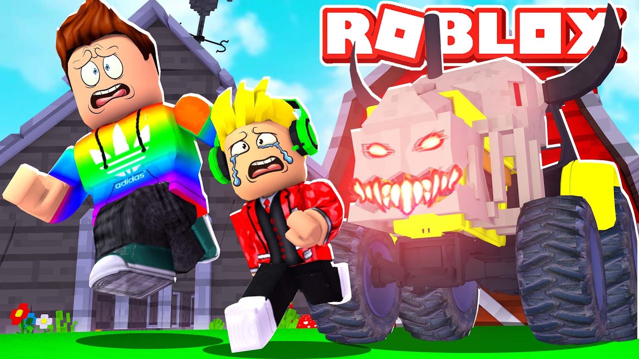 My DAD Saves Me From EVIL FARM Obby In Roblox ! - YouTube