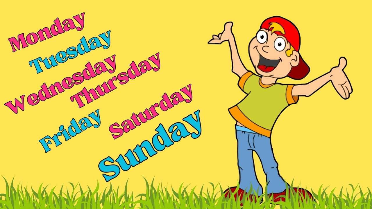 Days of the Week Song | week days song for kids | @KidsTimeLearning ...