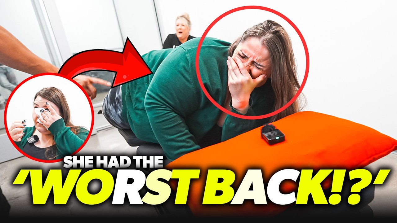**MOST SENSITIVE* BACK IVE EVER CRACKED! 😭😱 | Asmr Headache, Neck Pain ...