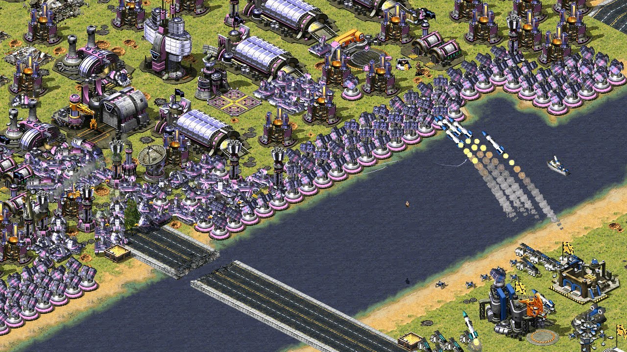 Red ALert 2 | Extra hard AI | 7 vs 1 | He who dares win | Germany vs 7 ...